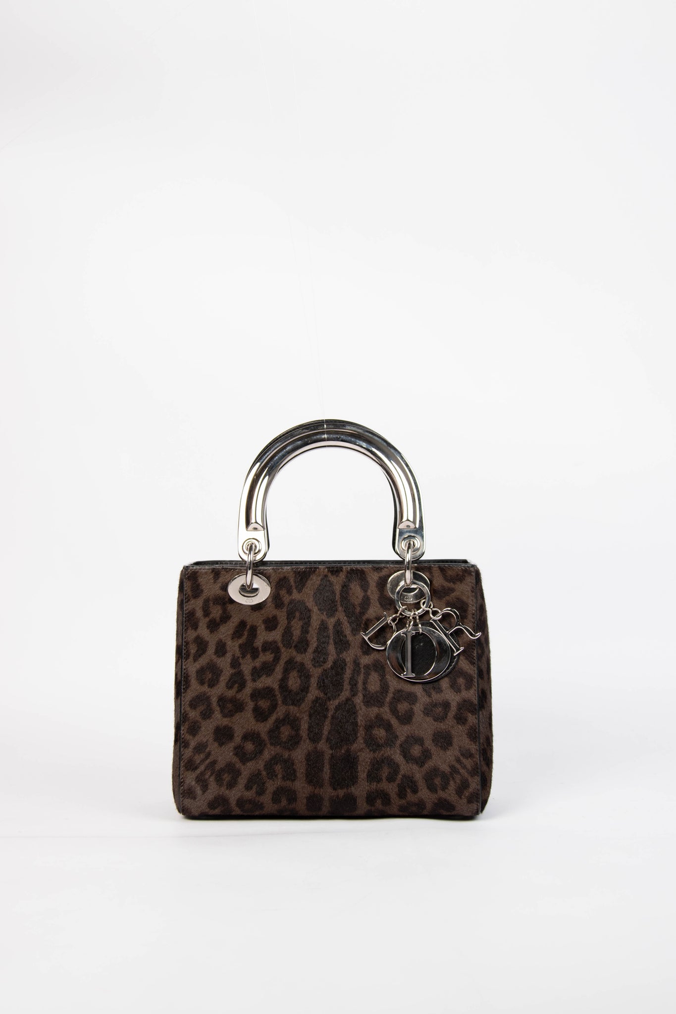 2014 Christian Dior Pony Hair Leopard Print Medium Lady Dior – Break ...