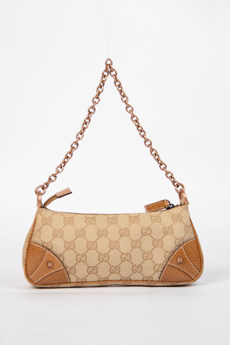 Vintage Gucci Classic Monogram Small Shoulder Bag – Break Archive