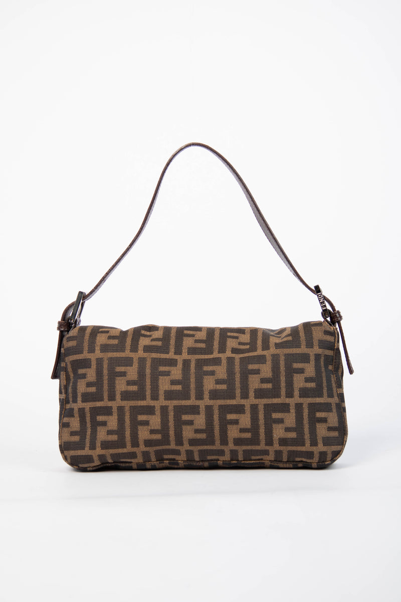 90s Fendi Zucca Baguette Monogram Shoulder Bag – Break Archive