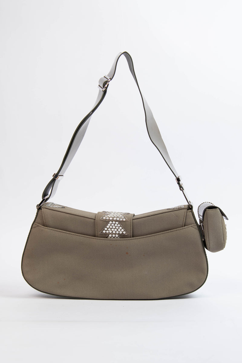 RARE 2000s Christian Dior Sequin Columbus Shoulder Bag – Break Archive